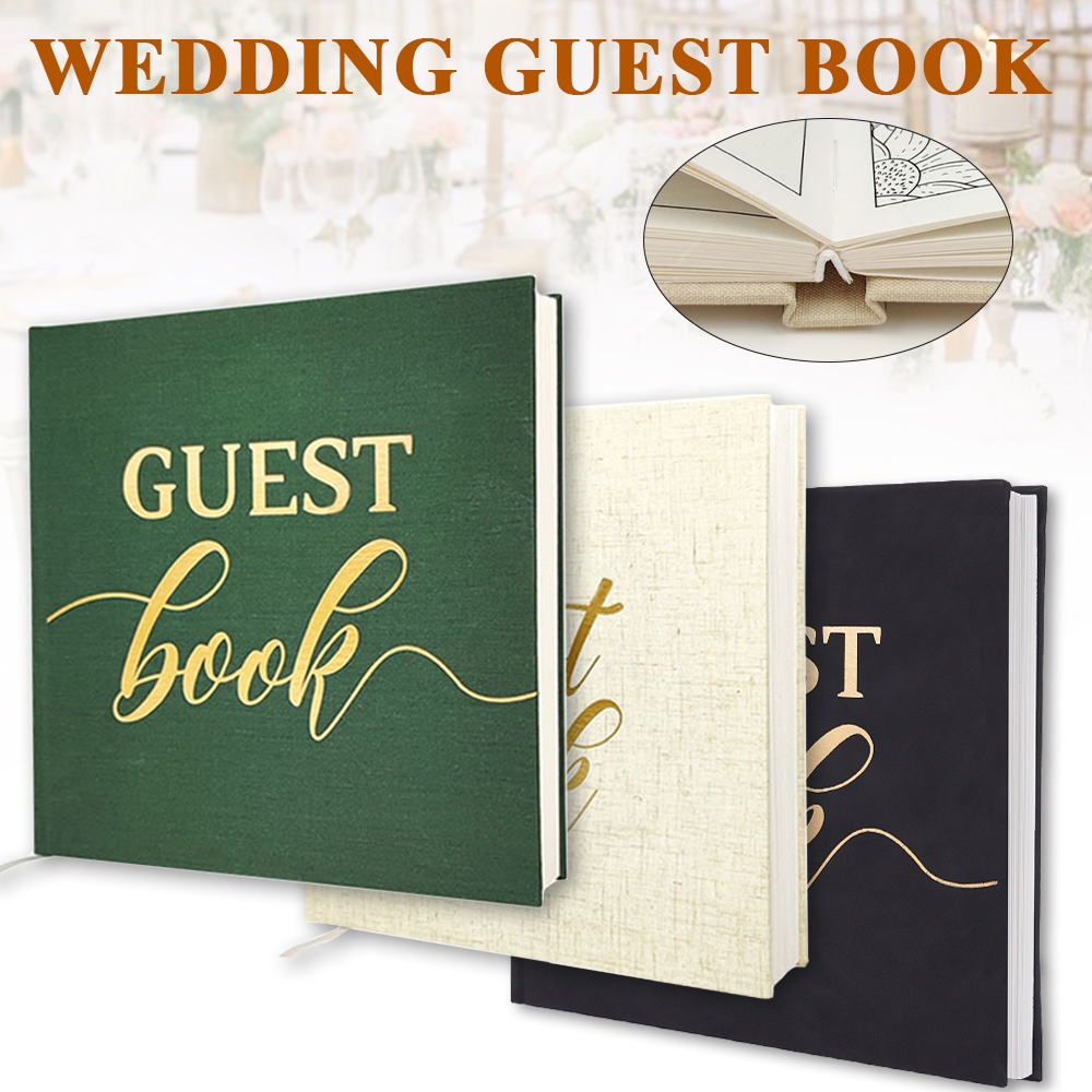 Wedding Guest Book Signature Reception Heartfelt Message Book ...