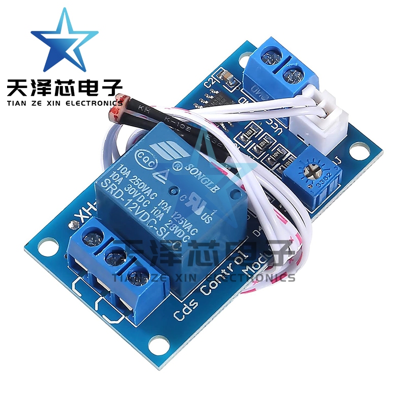 Xh M131 Photoresistor Relay Module Dc 12v 10a Light Control Switch