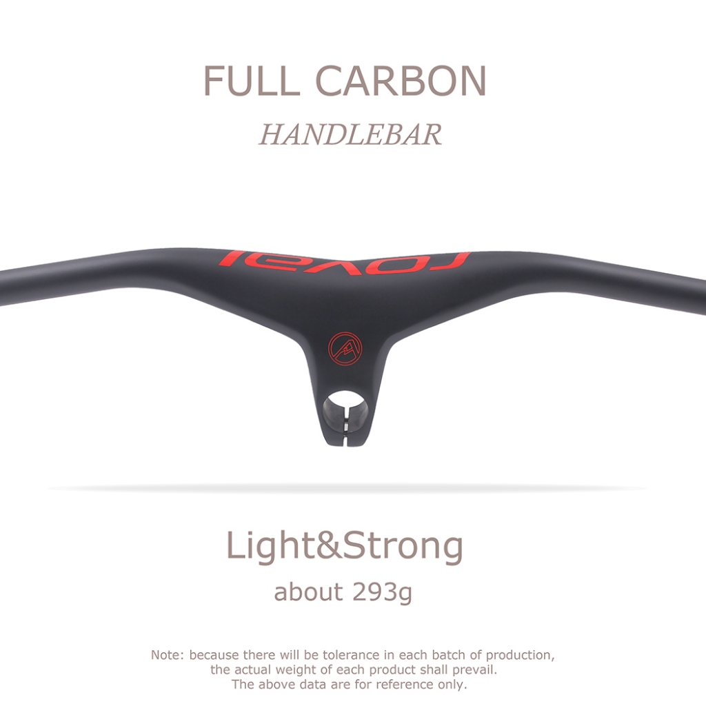 ROVAL Mountain bike handlebars and stems 28.6mm -17 degree carbon ...