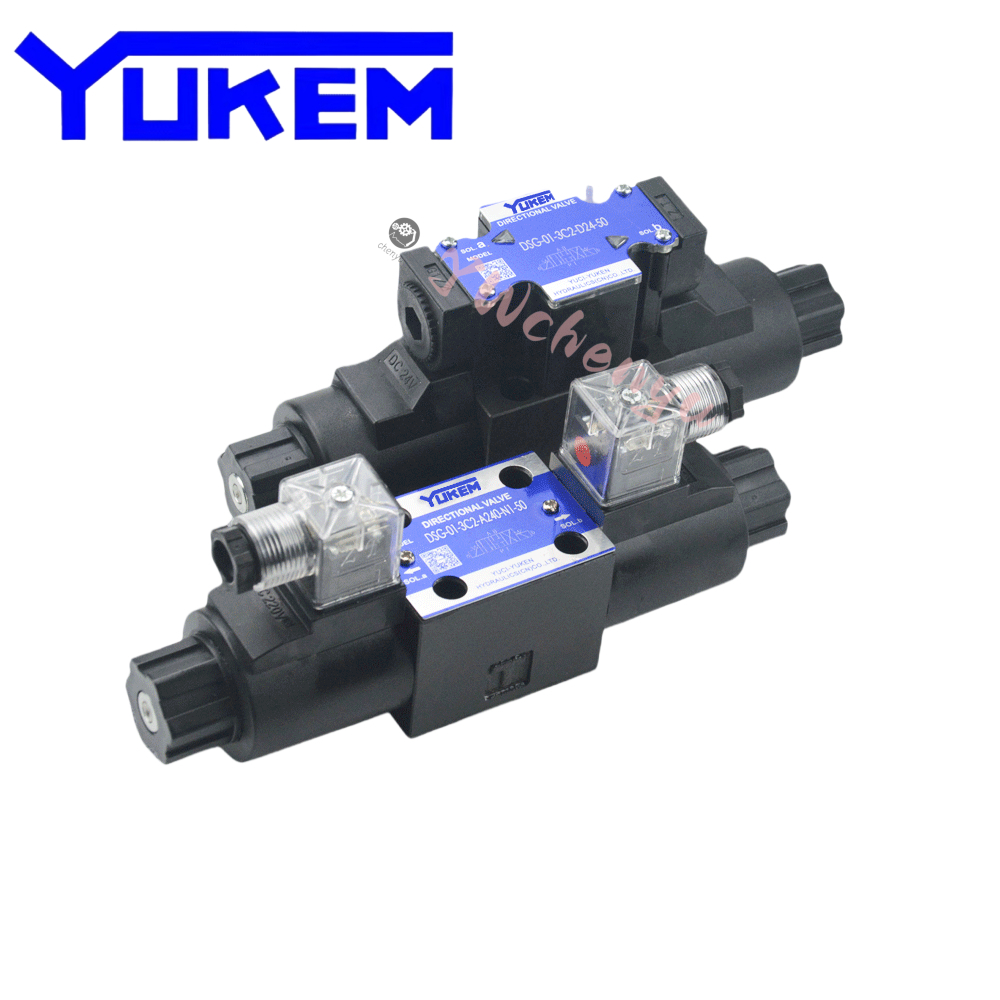 YUKEM hydraulic solenoid two-way reversing valve check valve DSG-01 02 ...