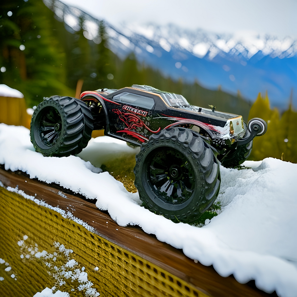 1:10 Scale Remote Control Car Truck, 80+ KM/H High Speed RTR RC Truck, 2.4GHZ Radio Controlled ...