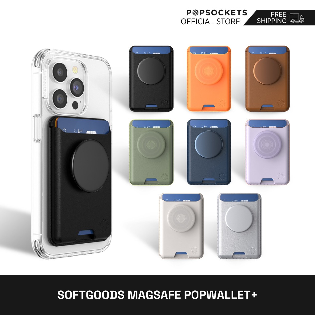 PopSockets Softgoods PopWallet+ | The Premium Phone Grip and Phone ...