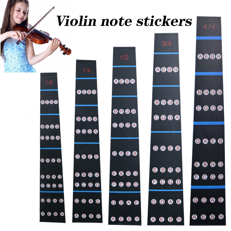 Fingerboard Stickers Violin Pitch Accuracy Stick the Position Sticker ...