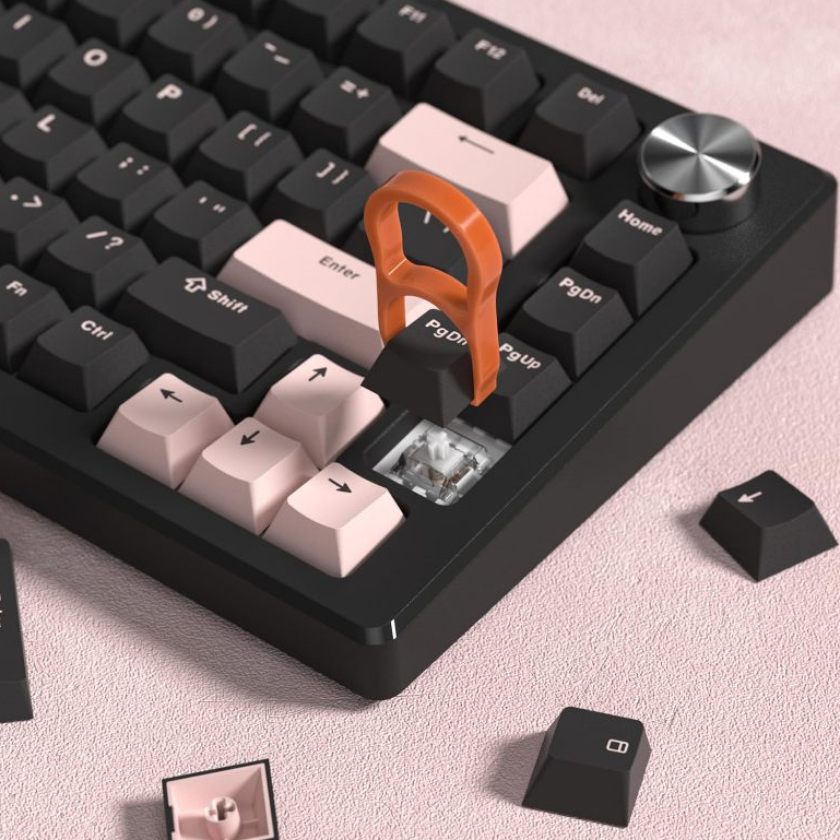 WOMIER 136 Keys Custom PBT Double Shot Cherry Profile Keycaps for 61/64 ...