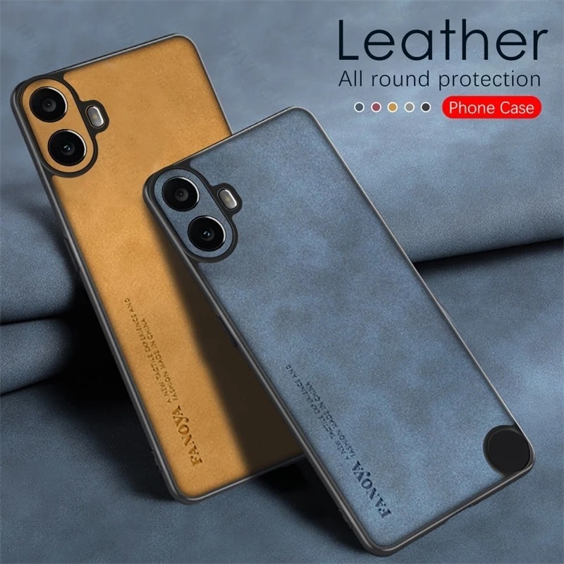 Lambskin Leather Case For Nothing CMF Phone 1 2024 Case TPU Soft Frame ...