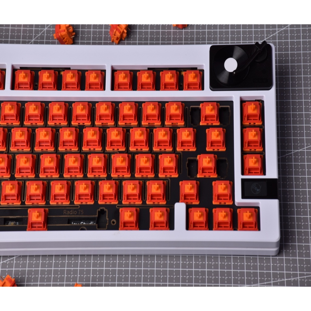 WOMIER 1pc Cream Orange Pro Keyboard Switch DIY Mechanical Keyboard ...