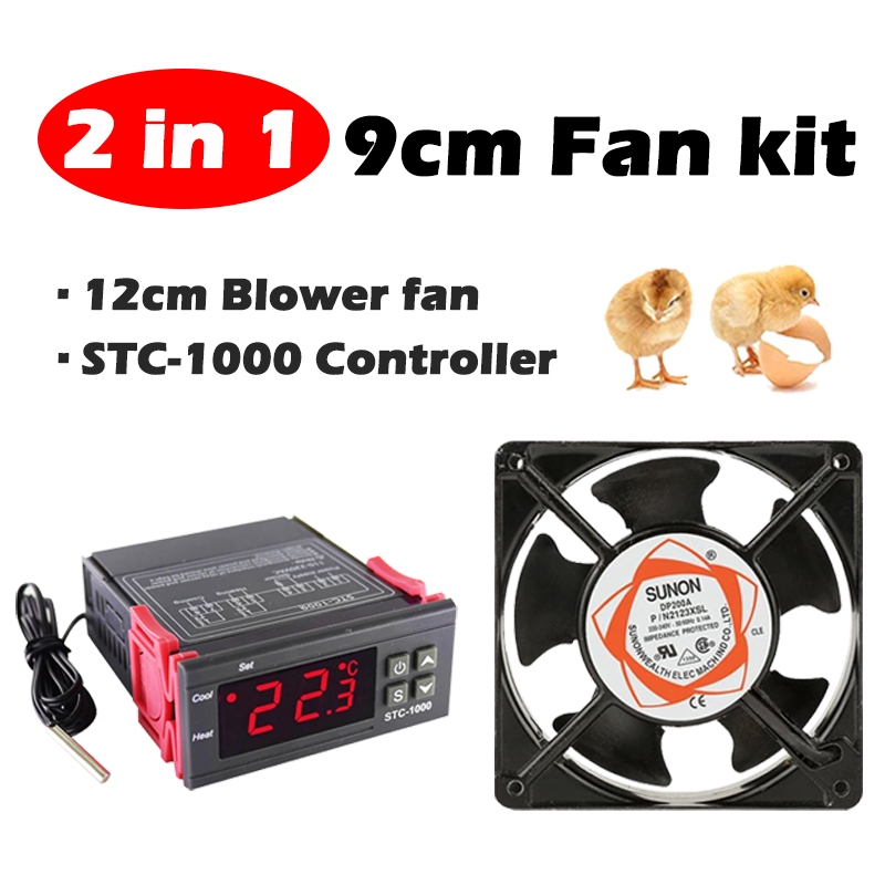 Egg incubator kit (W3001 thermostat+XH-W 3001 Temperature controller ...