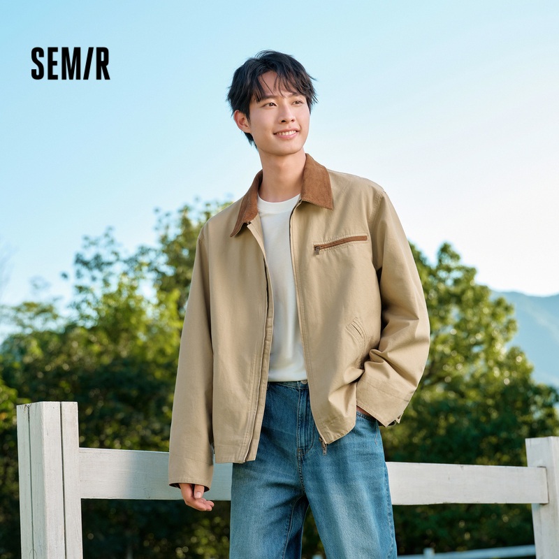 Semir Men'S Jacket For Autumn 2024 Featuring A Vintage Classic Detroit ...