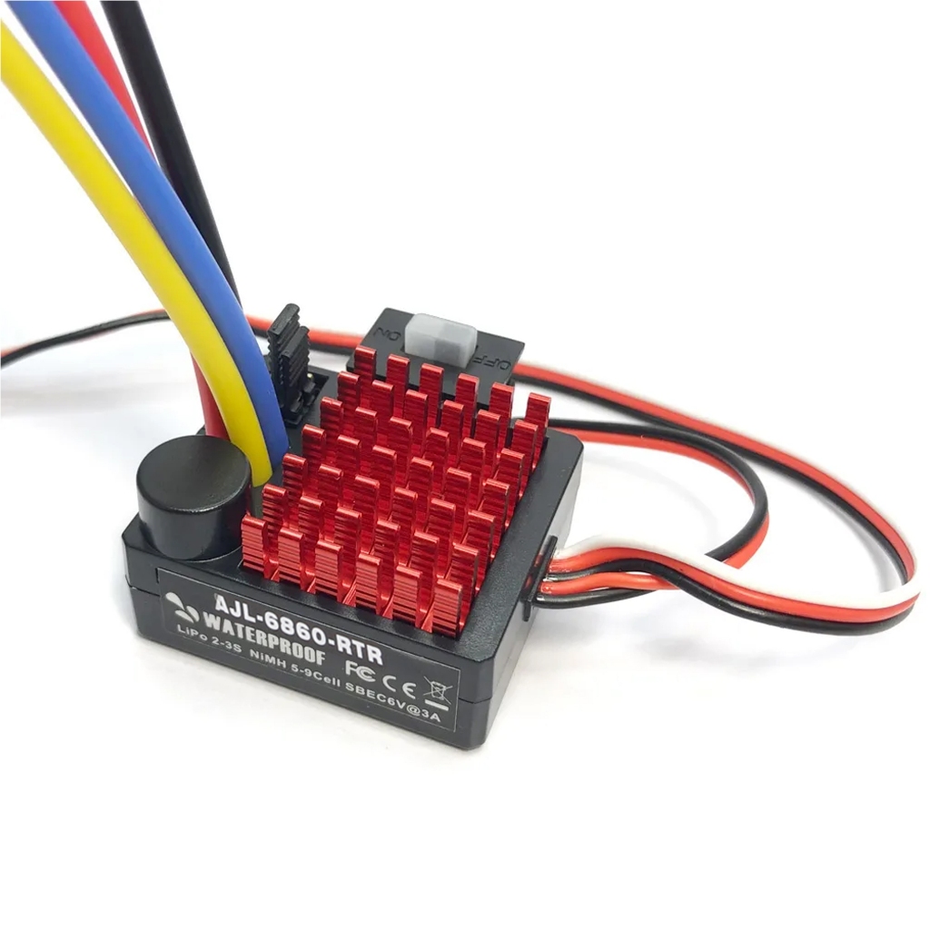 SURPASS HOBBY 60A ESC Brushed Electronic Speed Controller 540 550 Motor ...