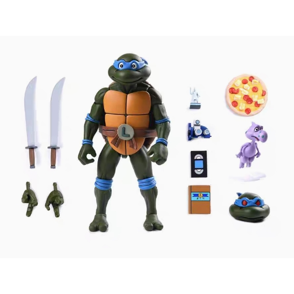 NECA Teenage Mutant Ninja Turtles 1980 Cartoon VSH Version Gold Label ...