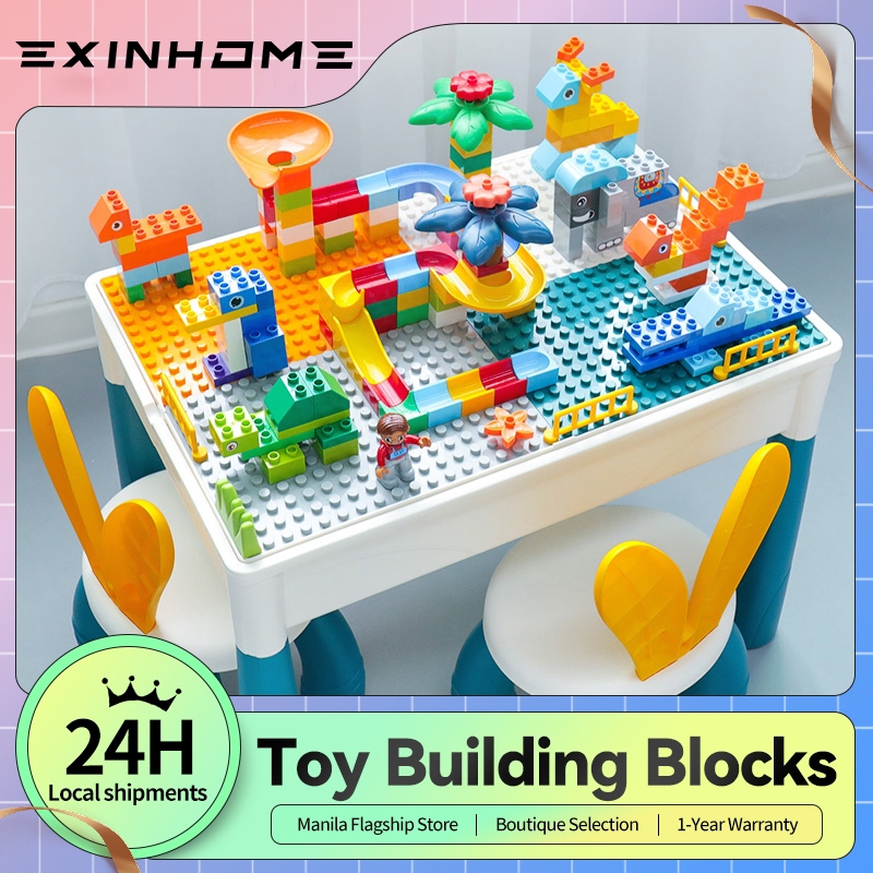 Building Blocks Table and Chair Set Study and Play Set Table ...