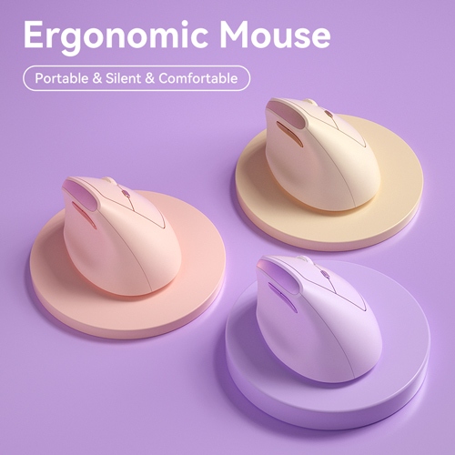 BOW MD190mini Ergonomic Mouse 2.4G Wireless and Bluetooth Dual-mode ...