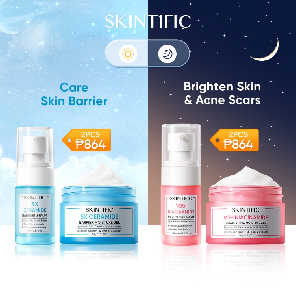[SKINTIFIC] 2pcs Set With Serum Paket Skincare Skin Barrier Repair ...