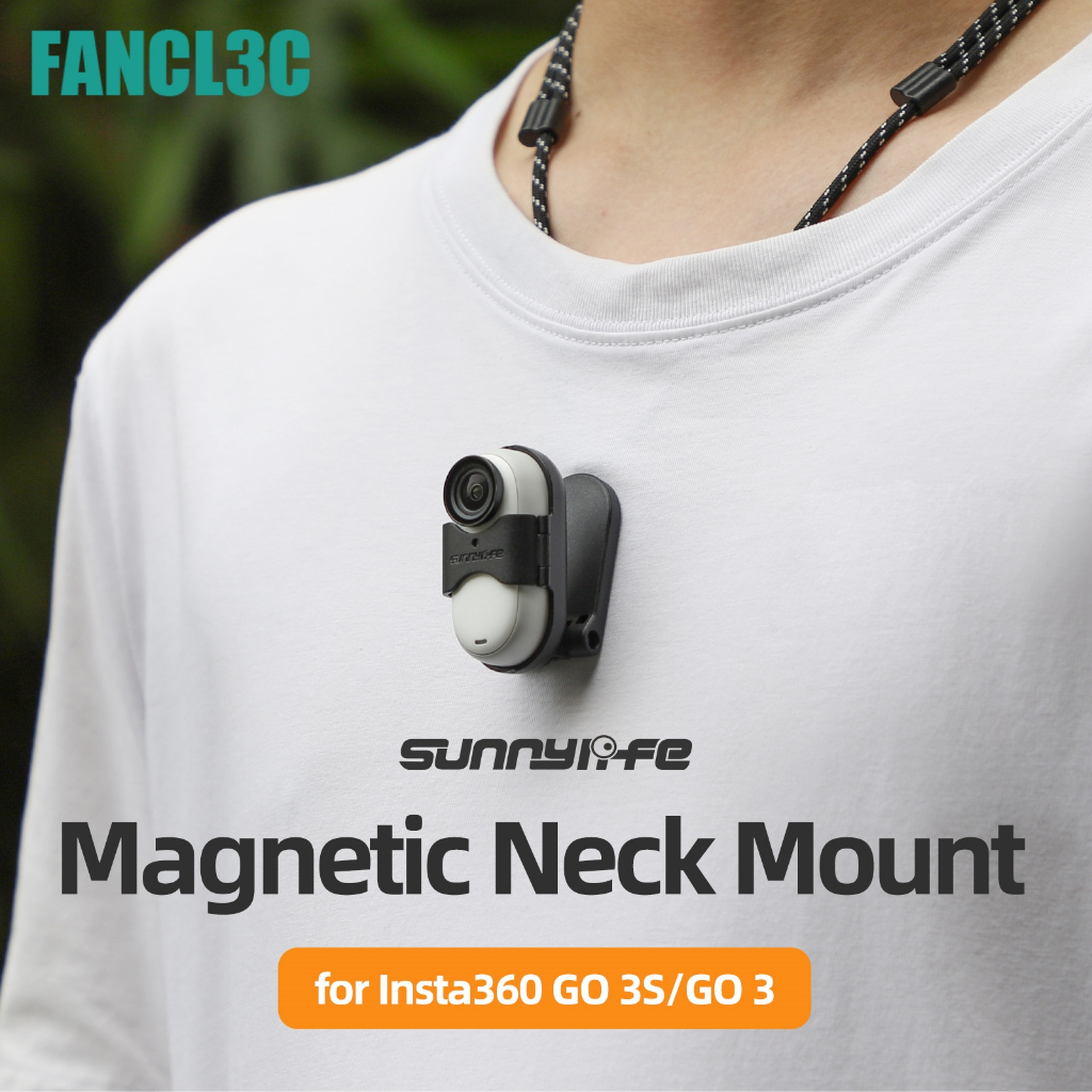 Sunnylife Magnetic Pendant Neck Holder Mount for Insta360 Go 3S Go 3 ...