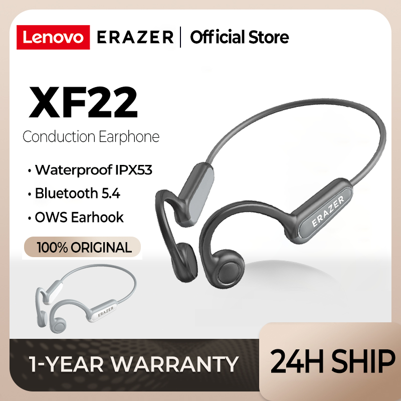 Lenovo EARZER XF22 Wireless Earbuds Bone Conduction Bluetooth 5.4 ...