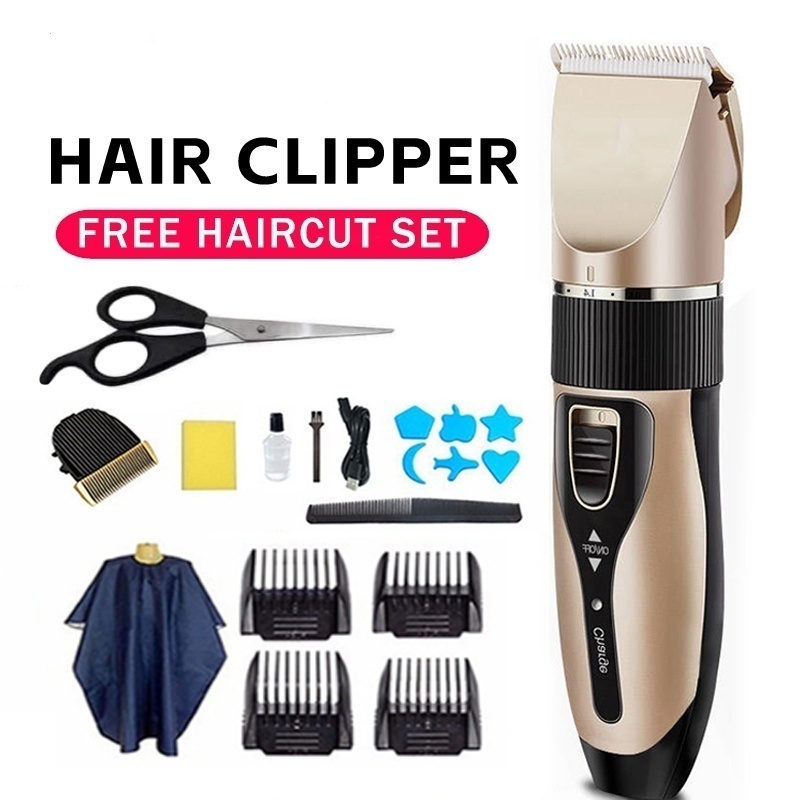 Professional Clippers Rechargeable barber Razor Trimmer Cordless men's ...