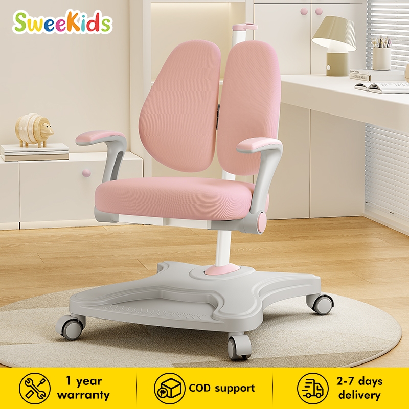 SWEEKIDS S260 Children's Study Chair - Student Homework Chair Posture ...