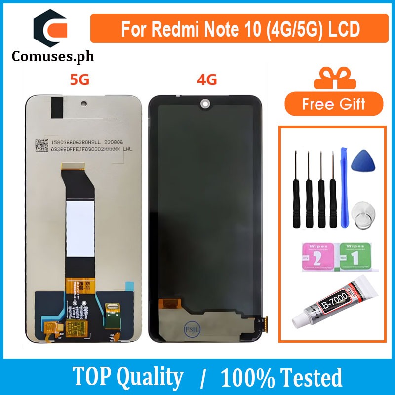 COMUSES Original LCD For Redmi Note 10 LCD | Shopee Philippines