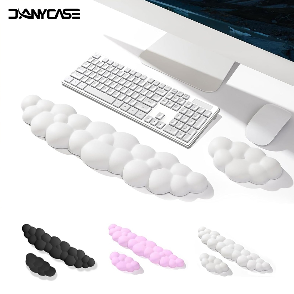 Cloud Keyboard Wrist Rest Soft Leather Memory Foam Wrist Hand Support ...