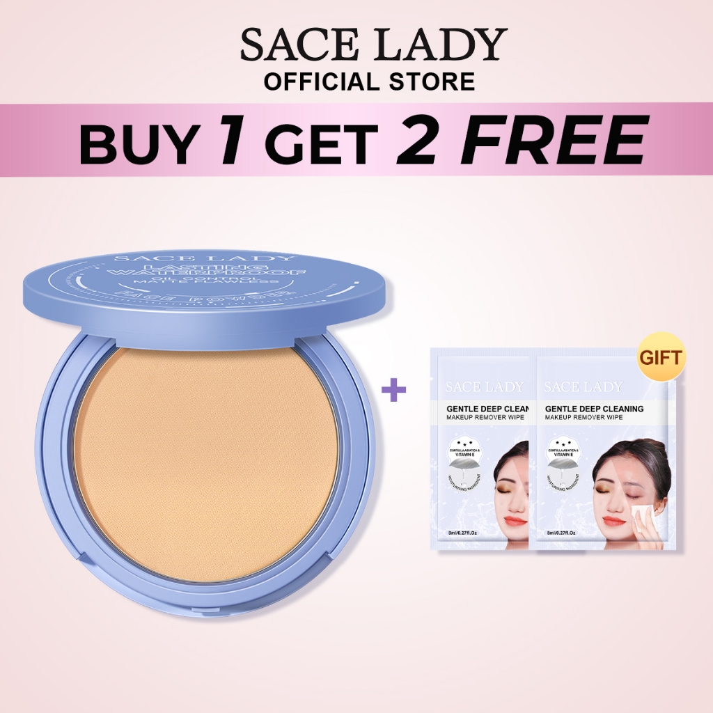 SACE LADY Face Powder Oil Control Matte Setting Powder Long Lasting ...