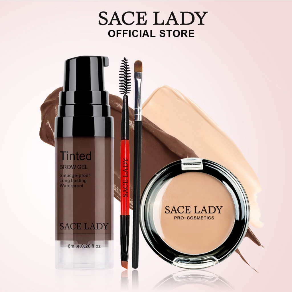 SACE LADY Eye Brow Make Up Set Waterproof Full Coverage Concealer with ...