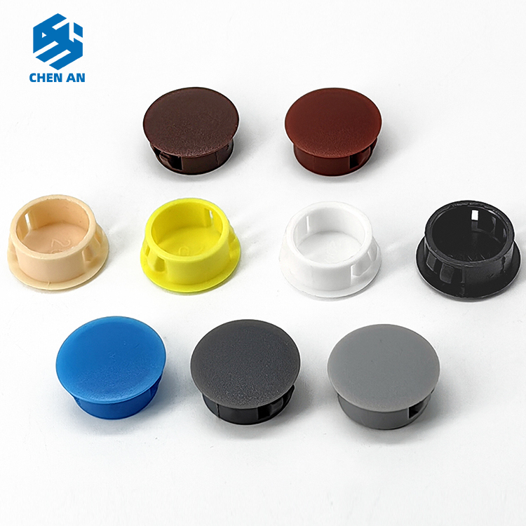 5mm-60mm Black Plastic Pipe Plug Hole Plug Screw Hole Hollow Cover ...