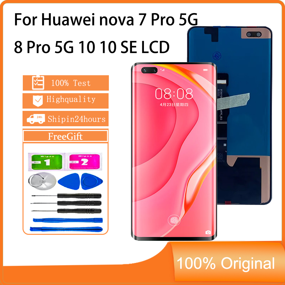 For OLED Huawei nova 7 Pro 5G nova 8 4G nova 8 Pro 5G nova 10 nova 10 SE LCD Display Touch ...