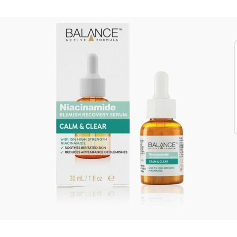 Balance Active Formula Niacinamide Blemish Recovery Serum Calm & clear ...