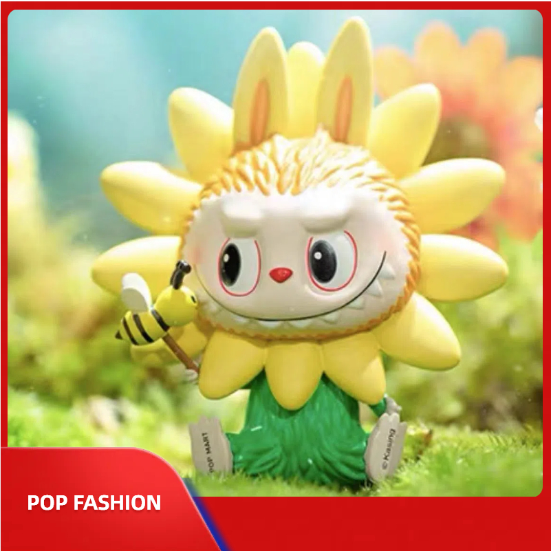 LABUBU flower spirit series POPMART Bubble Mat decoration for girls ...