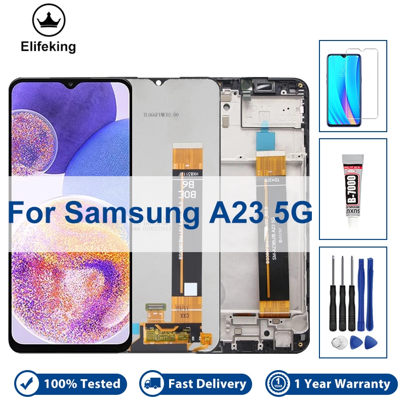 6.6'' LCD For Samsung Galaxy A23 5G A236 SM-A236B Display Touch Screen Digitizer Assembly With ...