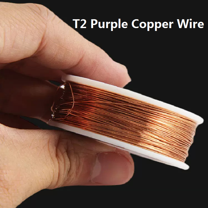 T2 Purple Copper Wire Purple Copper Wire Pure Copper Bare Copper Wire ...