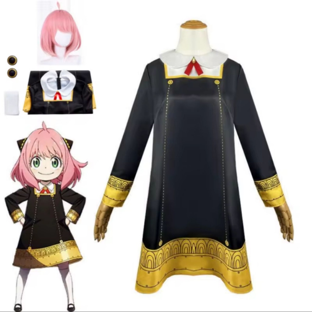 Anime Spy X Family Anya Forges Role-playing Costumes for Children Anya ...
