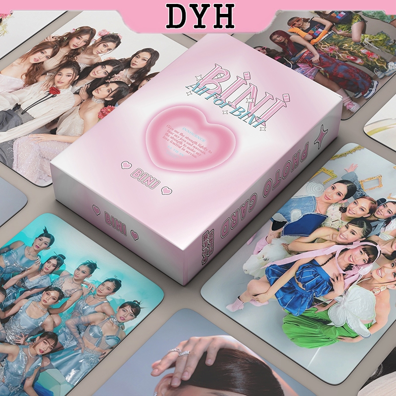 [In stock] 50pcs/box Bini Talaarawan Laser Photocards Holographic LOMO ...