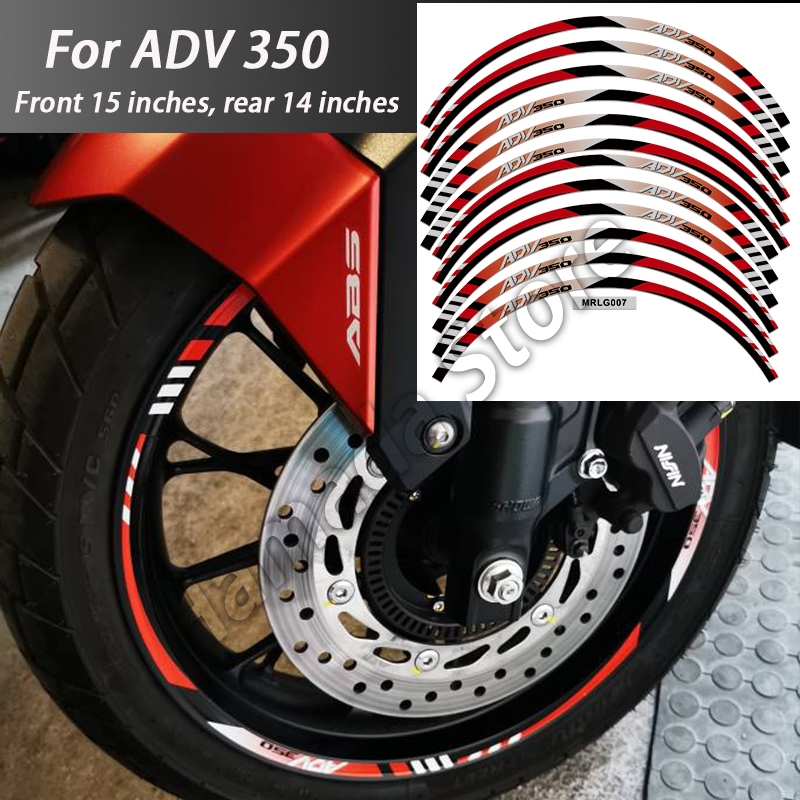 For HONDA ADV 350 Motorcycle Accessories Wheel Rim Hub Sticker ...