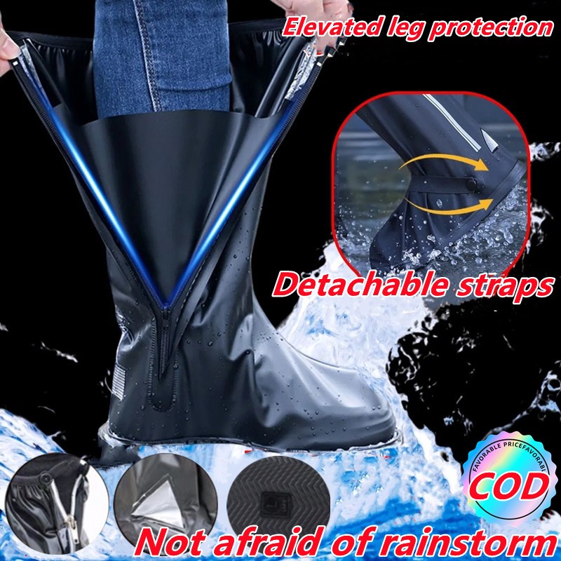 Special High quality Long Thicker Motorcycle Rain Boot Shoes Covers ...