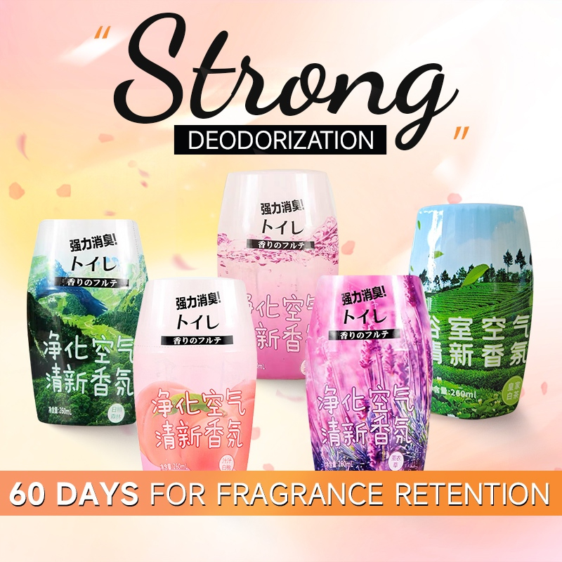 Bathroom Air Freshener Fragrance 6 Scents Toilet Deodorization 260ml ...
