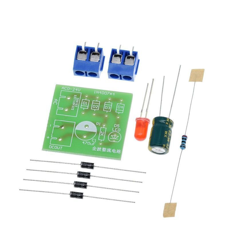 Diy Parts 1N4007 Bridge Rectifier AC to DC Power Converter Full Wave ...