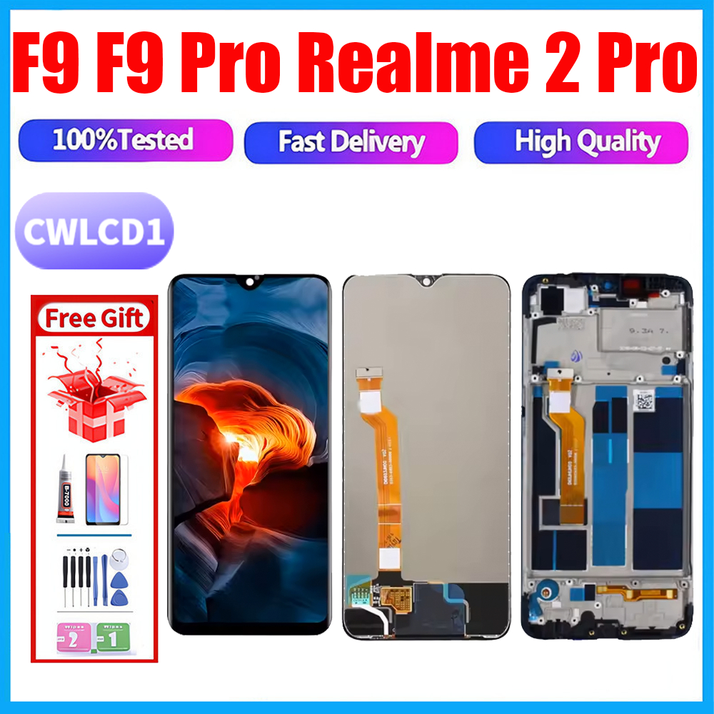 For Oppo F9 F9 Pro Realme 2 Pro U1 A7X LCD Display Screen Assembly For ...