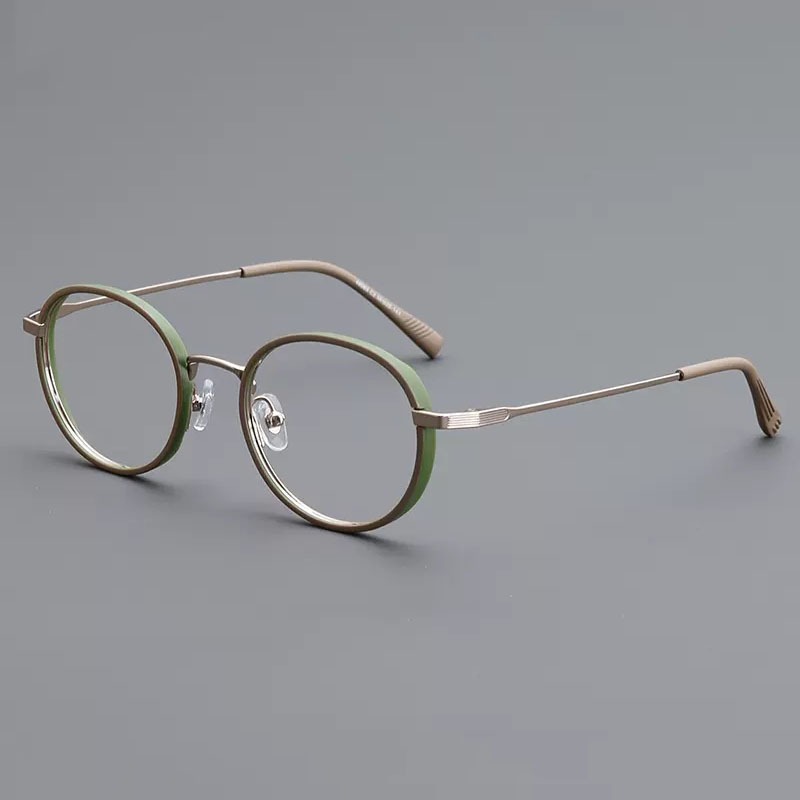 Retro Ultra Light TR Round Eyeglass Frame Women Fashion Oval Optical ...