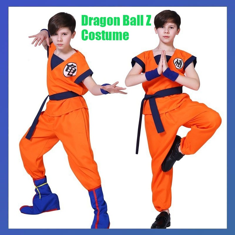 Anime Dragon Ball Z Costume For Kids Boy Suits Son Goku Cosplay ...