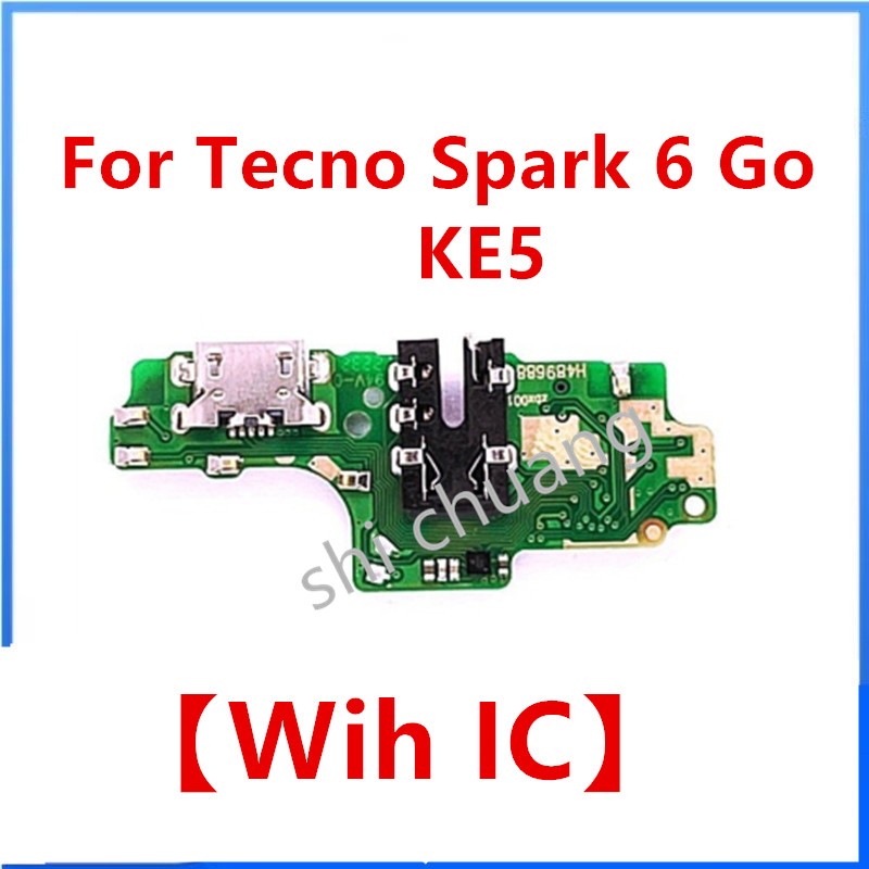 For Tecno Spark 6 Go KE5 USB Dock Charging Dock Port Charger Board ...
