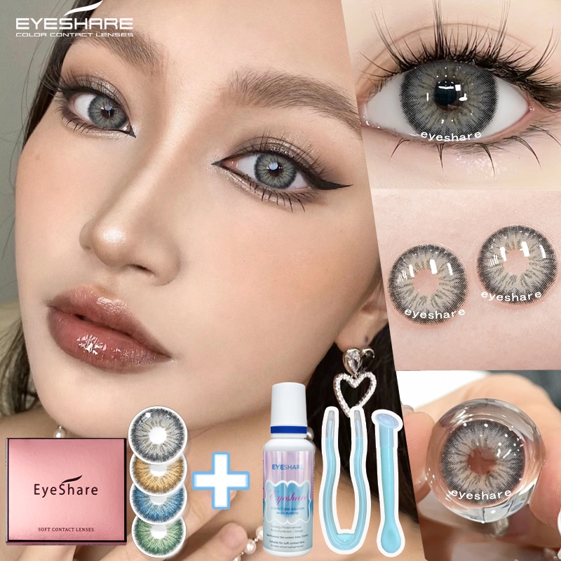 {Buy 1 Take 3}Eyeshare Serbia Contact Lens Complete Set With Solution ...