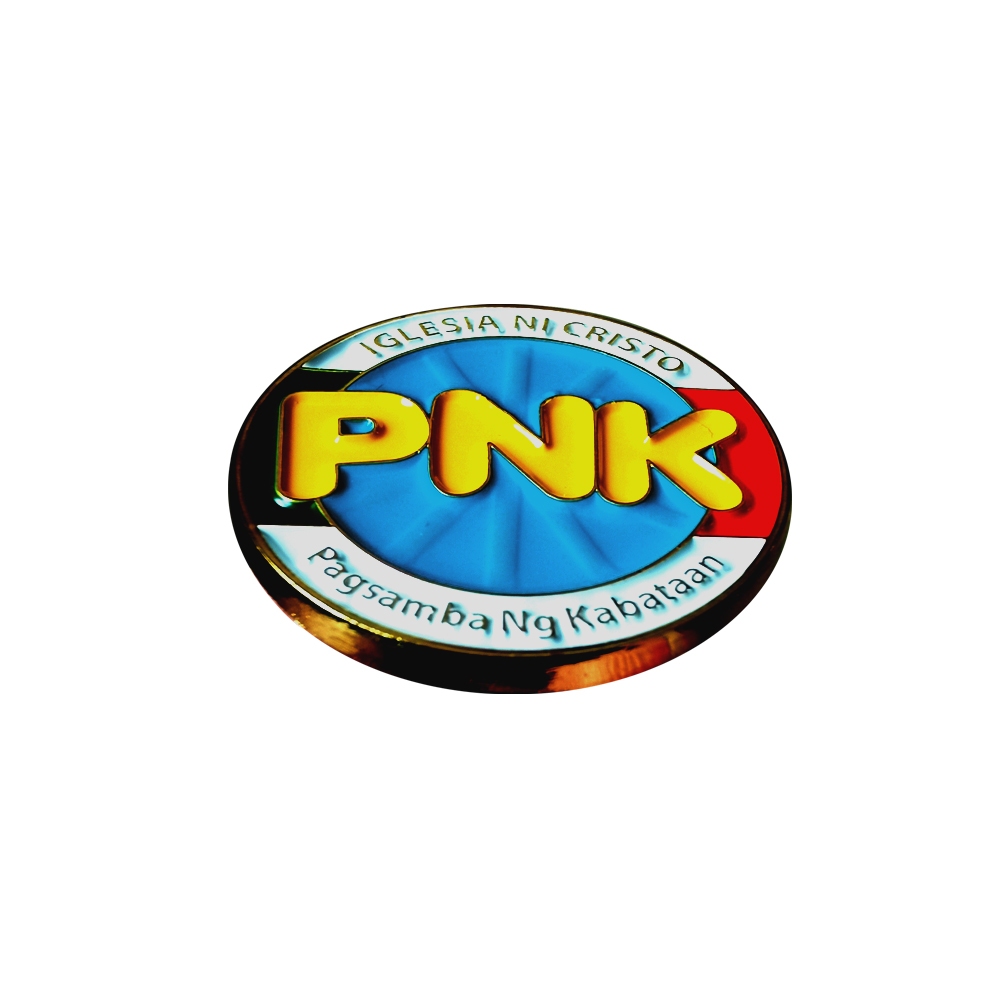 High quality metal PNK collar pin（IGLESIA NI CRISTO PAGSAMBA NG ...
