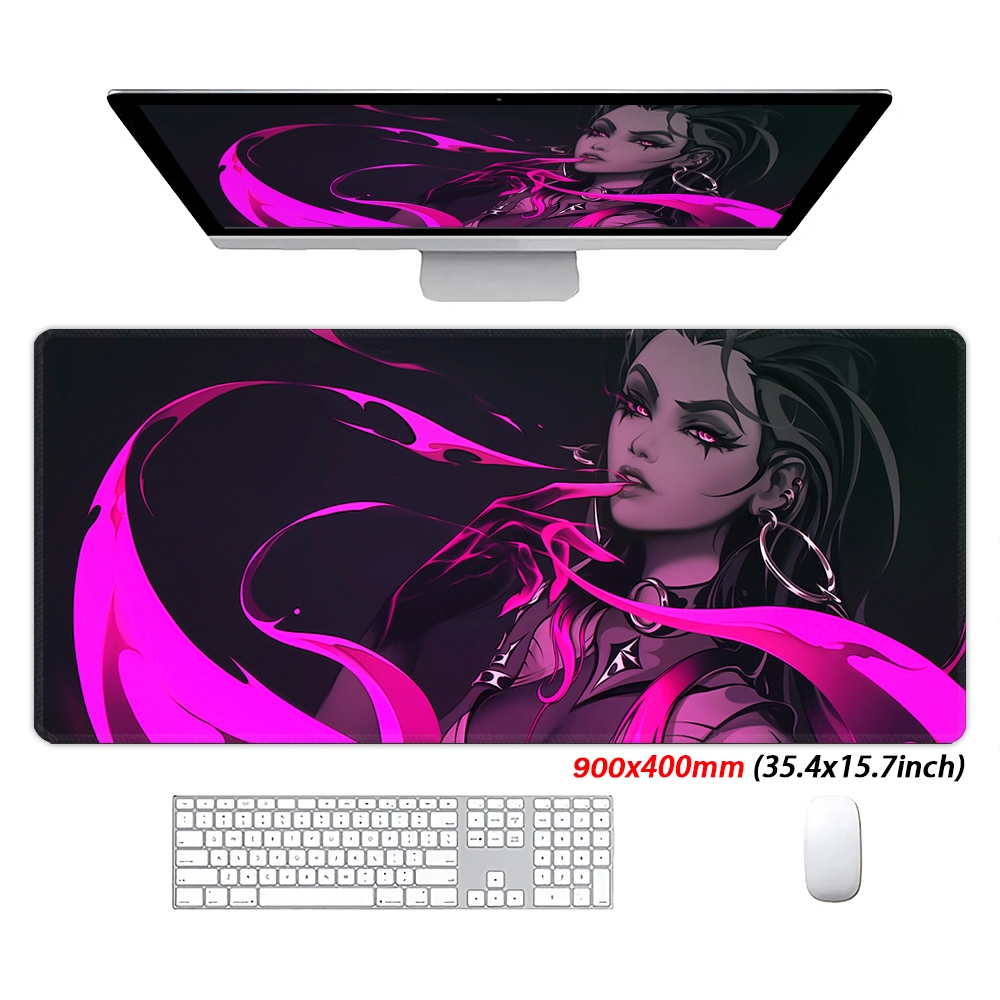Mouse Pad Reyna Valorant Role Desk Mat Waterproof Anti-Slip ...