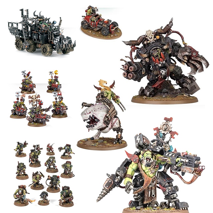 Orks Kommandos, Orks Trukk, Big Mek, Resin Model (unassembled ...