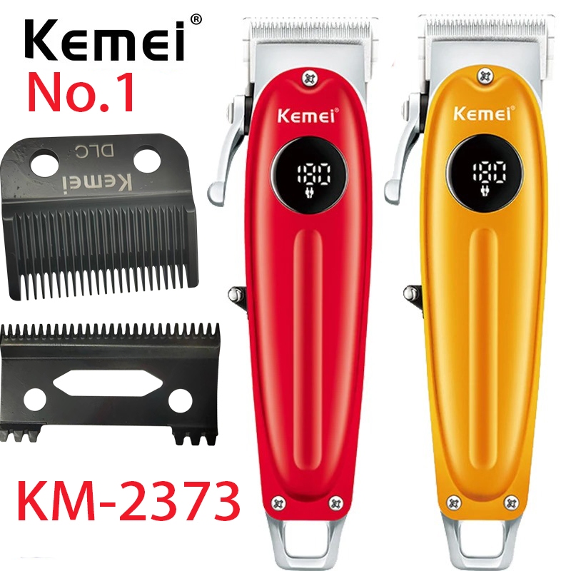 Kemei Barber Professional Hair Clippers Rechargeable Hair Trimmer Men Electric Hair Cutting ...