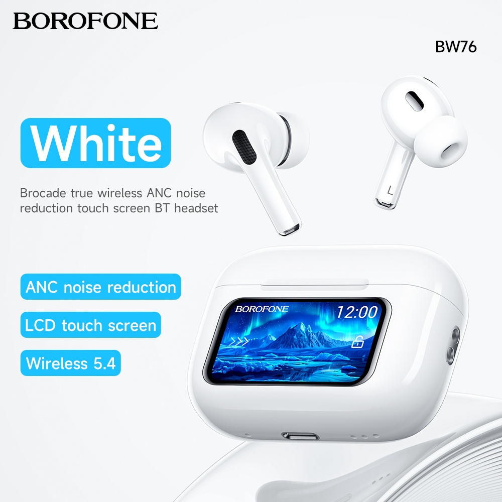 BOROFONE Original BW76 TWS True Wireless Bluetooth Earphones ANC Noise ...