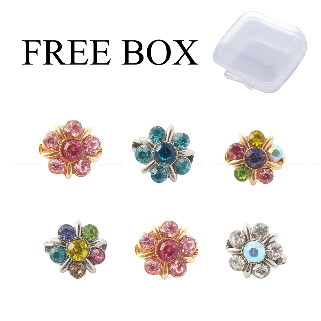 6pc baby brooch with free box Fashion Cute Pin Tudung baby brooch ...