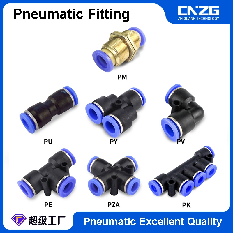 Quick Release Adaptor 4/6/8/10/12/14/16mm Push In Pneumatic Air ...