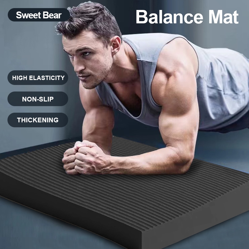 Balance pad soft stepping fitness kneeling pad flat support core ...
